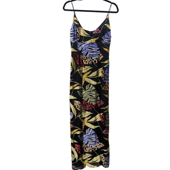 Luca Luca | Dresses | Vtg Luca Luca Womens Floral Silk Dress Size Us ...